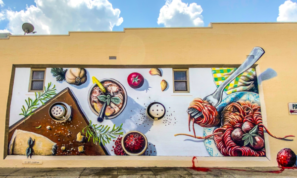 On Top of Spaghetti Mural - visitSI