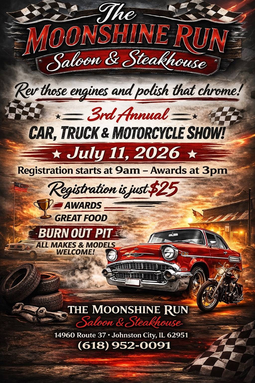 Moonshine Run 3rd Annual Car Show - visitSI